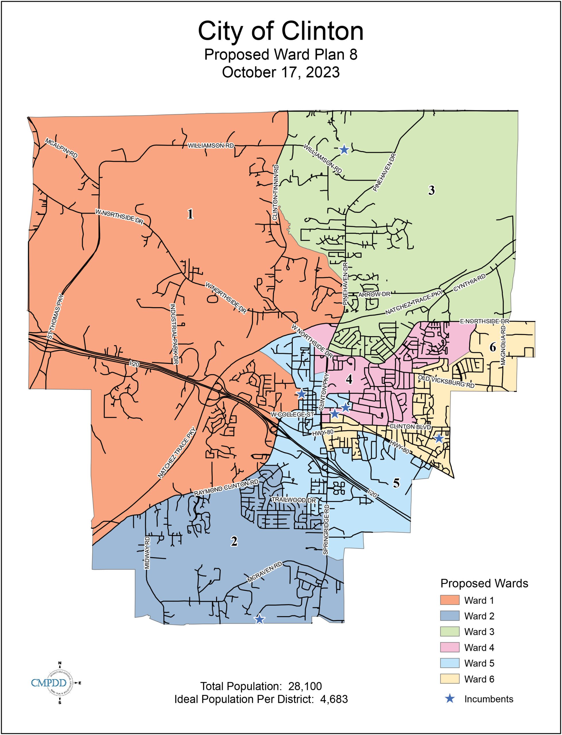 Two New Ward Maps Proposed by the City of Clinton - City of Clinton